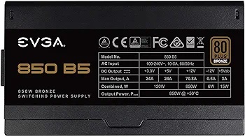 блок питания evga B5 850W 100% модульный