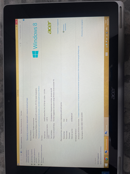 Планшет windows acer