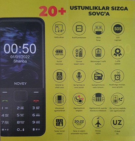 Novey p50 sotiladi