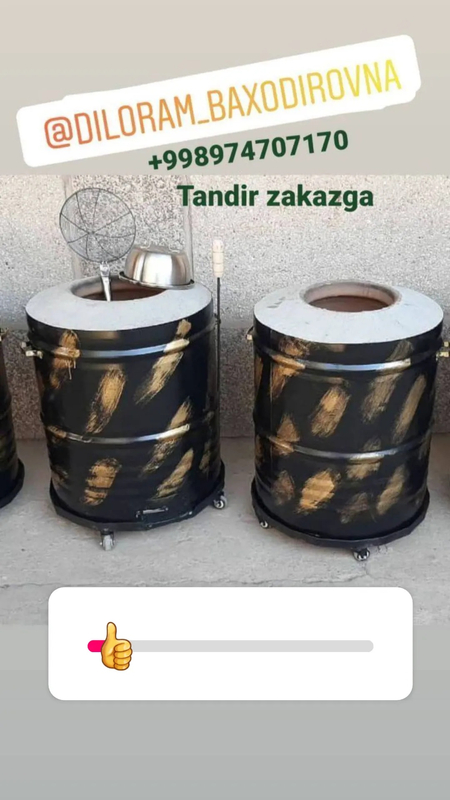 Zakazga bochkali tandir yasaladi