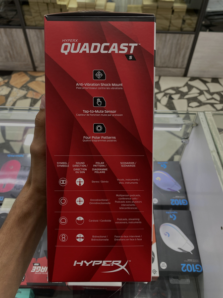 Hyper X quadcast s microphone как новые для стрима микрафон хайпер Х