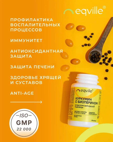 БАД Куркумин с Биоперином