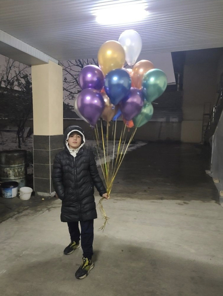 Учар шар; оформление; диот светной шар и...