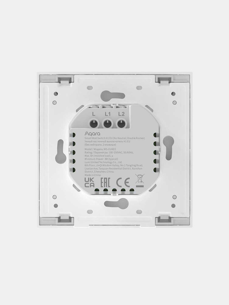 Выключатель Aqara Smart Wall Switch H1 Глобальная версия