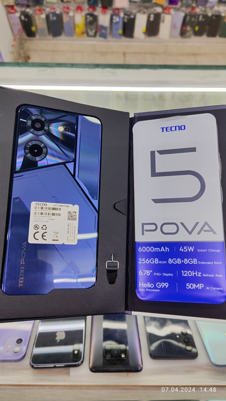 Течно Пова 5 16/256 Гб хотираси игровое телефон