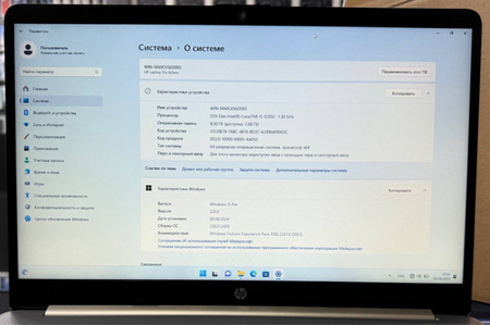 HP Laptop Gold Intel Core-i5 12-Pakaleniya Ozu-8GB DDR4 SSD-512GB