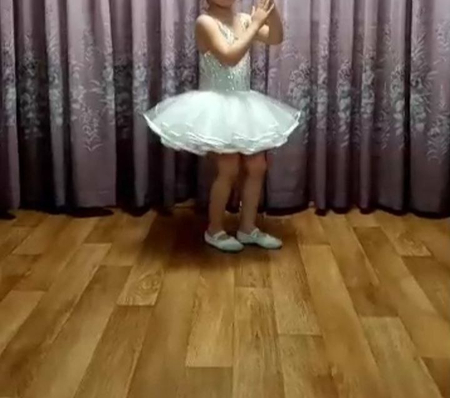 Белая пачка для танцев