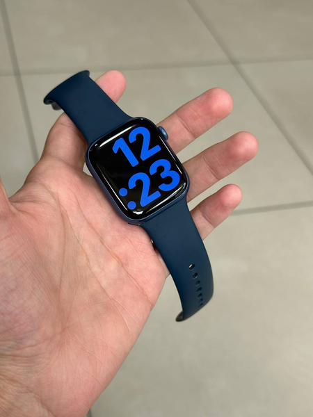 iWatch 7 45Mm Apple Watch Aqlli Soat Smart Blue Умные Часы