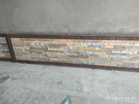 Korka va sokil ishlarni qilamiz. Va fasad travertine.  Jetukiy qilamiz