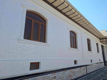 Travertin fasad ishlari