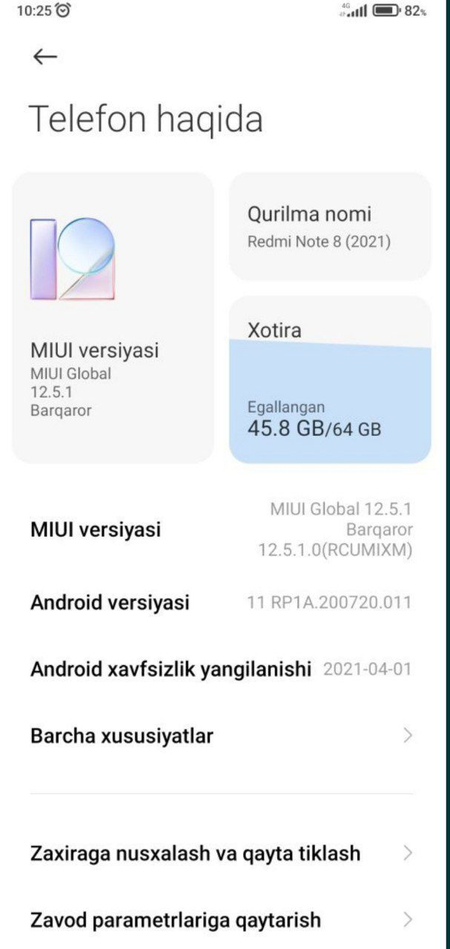Redmi Not 8 smartfon