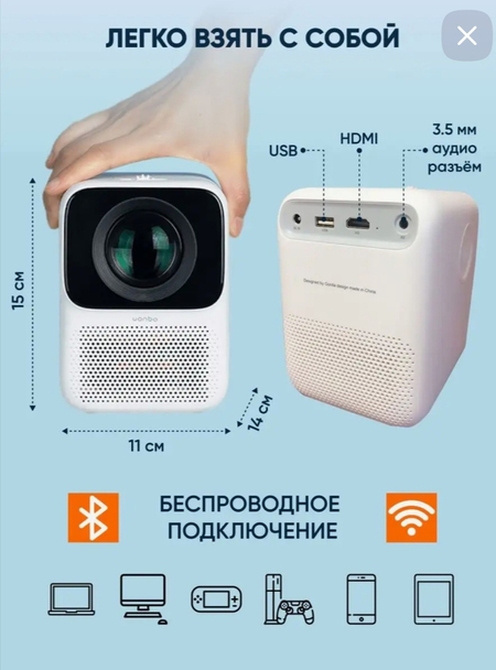 Проектор Wanbo t2 max