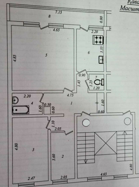 Юнусабад 18 Чайка 2х3/1/4 кирпич 2*6