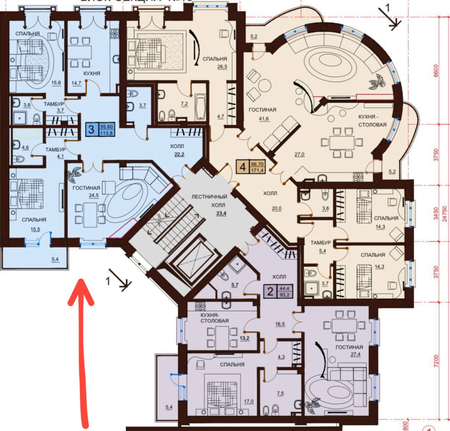 Срочно продается квартира Габус ор-р Westminister 115,17м