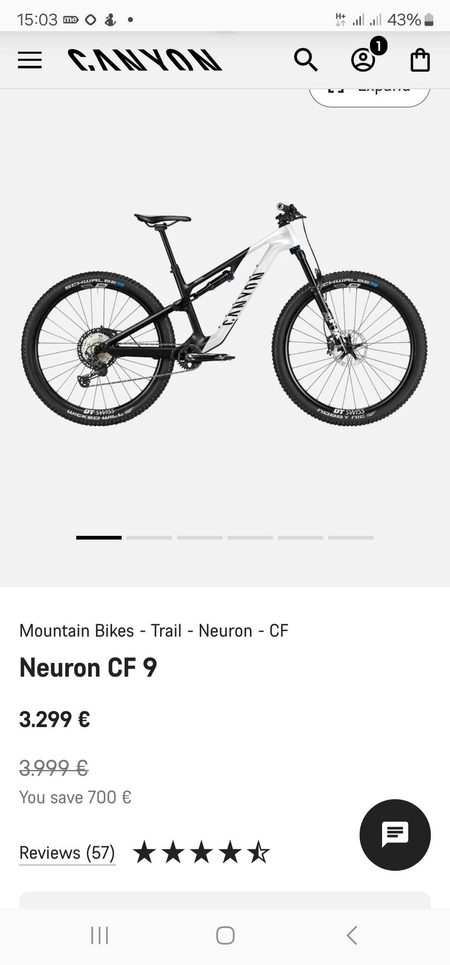 Canyon neyron CF 9.0
