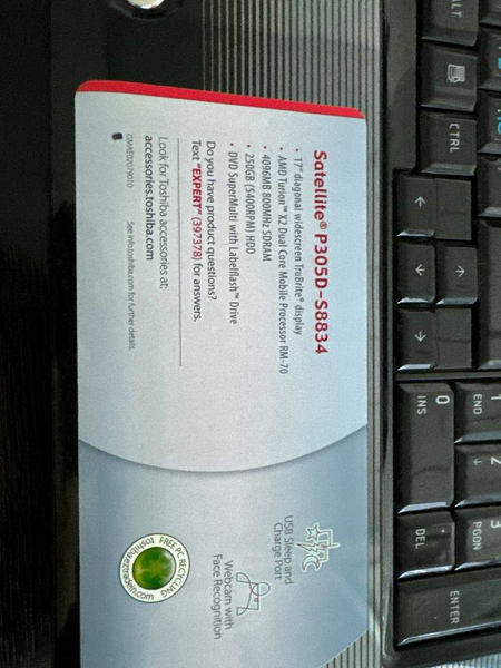 Продаю Notebook Toshiba б/у