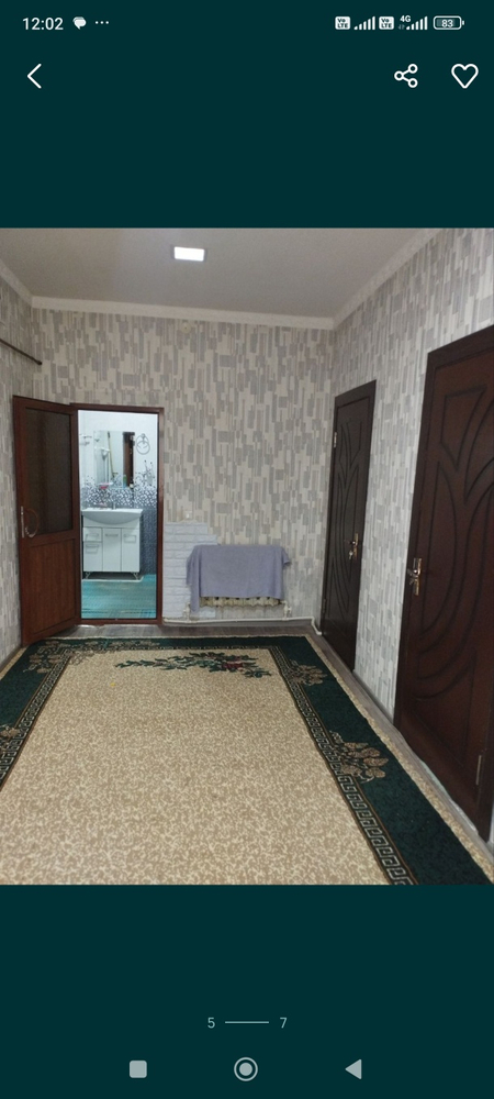 СРОЧНО ПРОДАЁТСЯ ДОМ 6 соток,УЧ КАХРАМОНдан 5 км кирганда Шодлик ту́йх