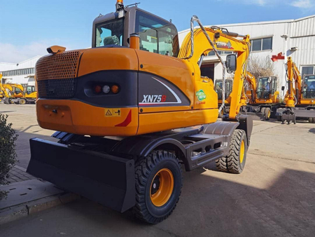 Продается экскавтор XN75B  (Wheel Excavator)