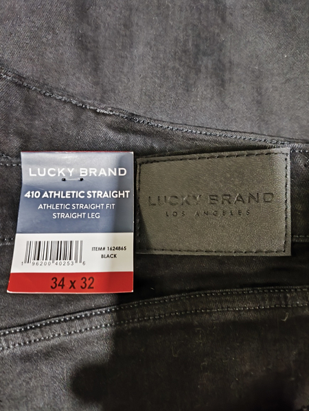 Джинсы Lucky brand 410 Athletic straight fit 34x32