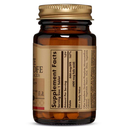Фолиевая кислота Solgar Folic Acid 666мкг 400 mcg 100шт из Америки