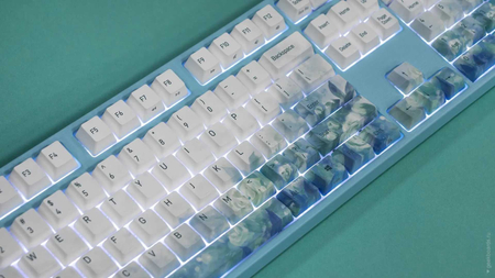 Игровая механическая клавиатура Varmilo VA108M Jasmine Cherry MX PBT