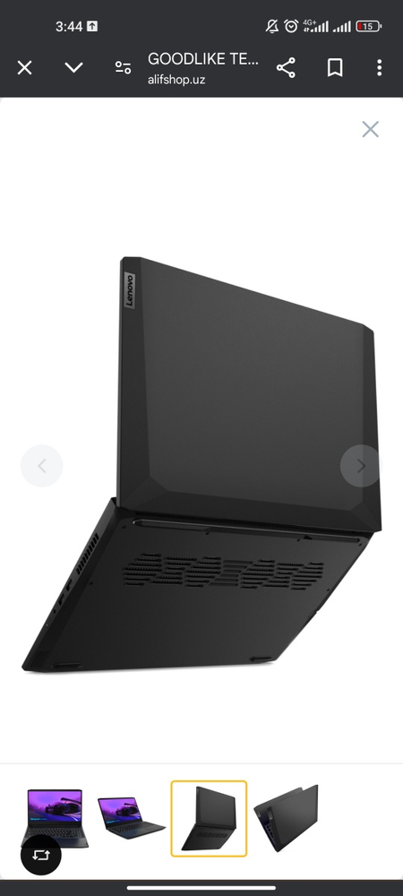 lenova ideapad gaming 3 sotiladi holati alo 8 gb
