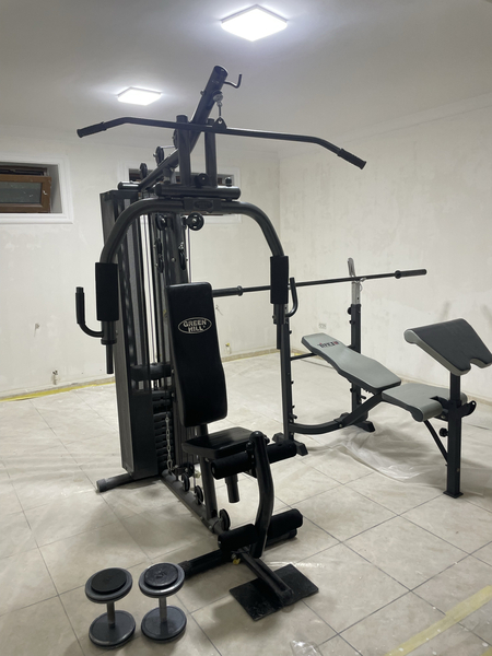 Силовой GYM тренажер многофункциональный + Жим Лежа скамейка