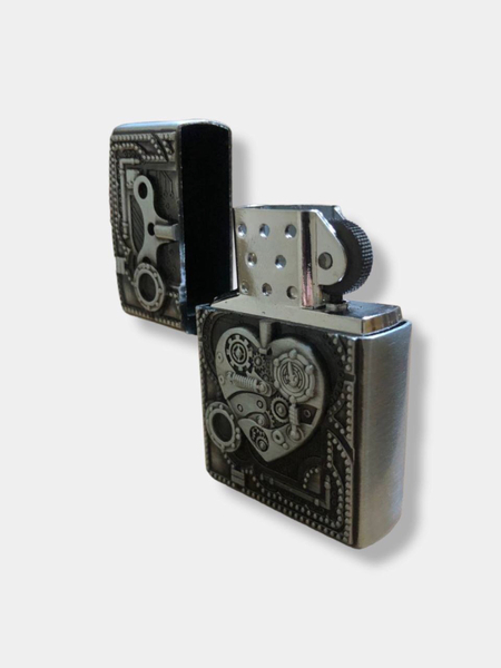 Зажигалка сердца парчуа современный газовый zajigalka zippo