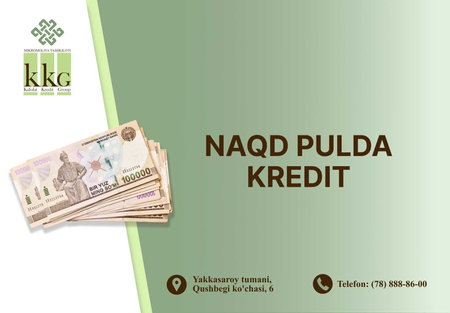 Tezkor kredit naqd pul ko'rinishida