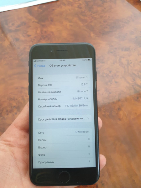 Iphone 7  garangiya blan