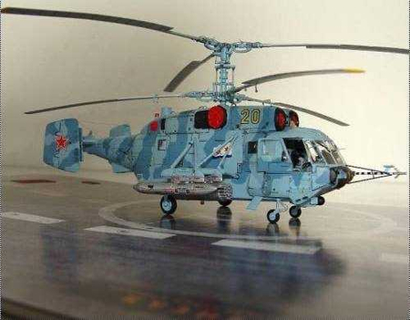 Сборная модель вертолета Ка-29 (Звезда, 1/72)