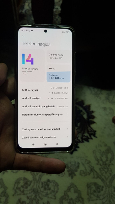 Redmi note 11s ideal