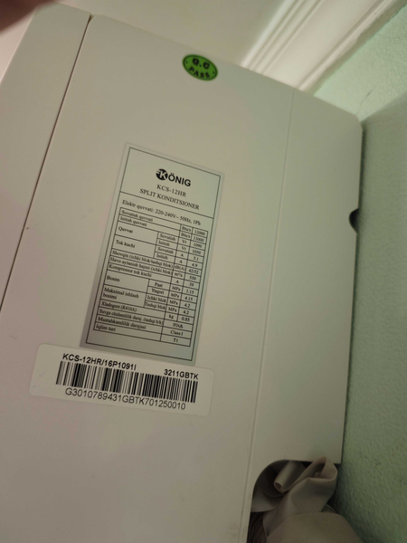 Кондиционер KONIG KCX-12HR 12BTU