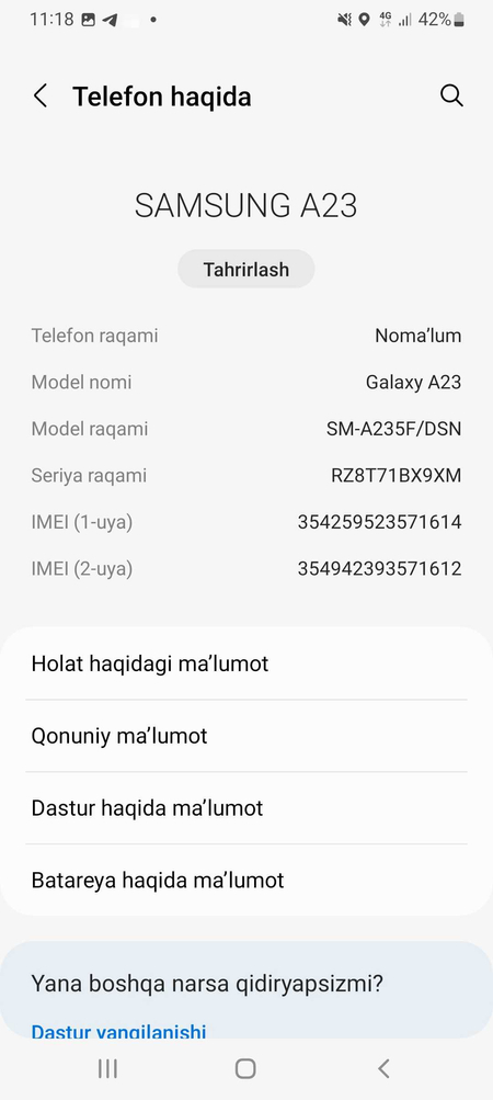 Telefon sotiladi