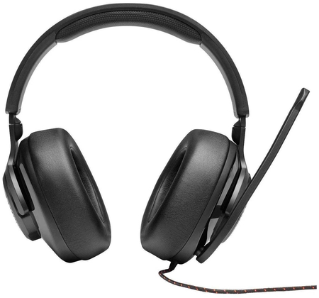 Компьютерная проводная гарнитура JBL Quantum 200, black