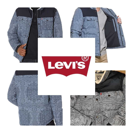 Фирменная утепленная стёганная куртка Ливайс (Levi's) из США
