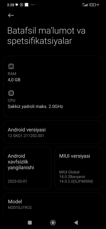 Poco M3 128 tali