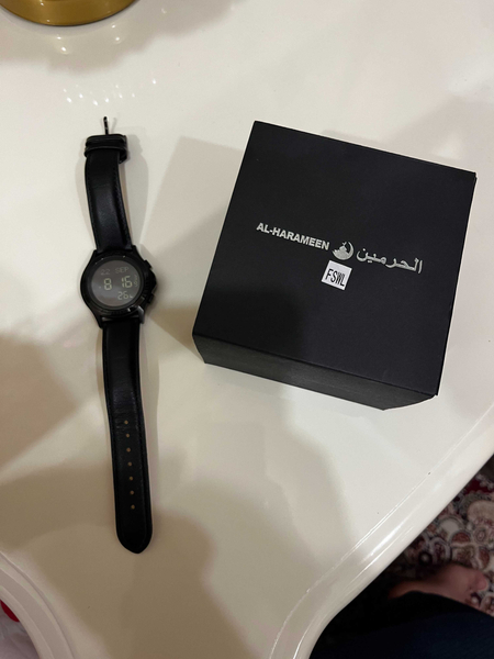 Islomiy soat Al Harameen HA-6372 (Namoz vaqti, Qibla, Suvda ishlaydi)