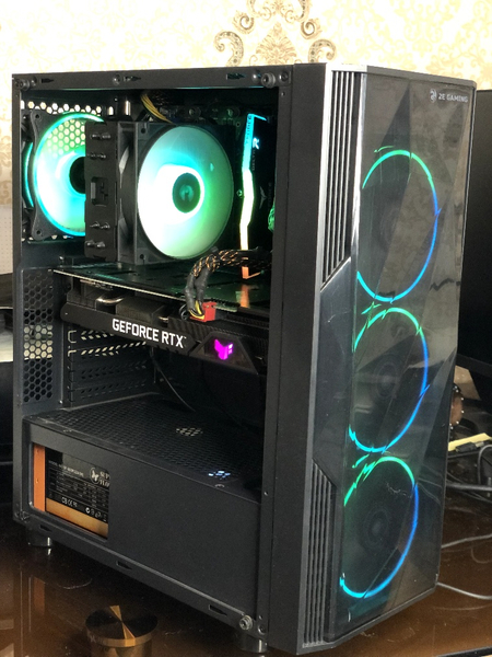 Готовый ПК для игр и 3Д Графики ARGB кейс i5 12400, RTX 3060 12Gb TUF