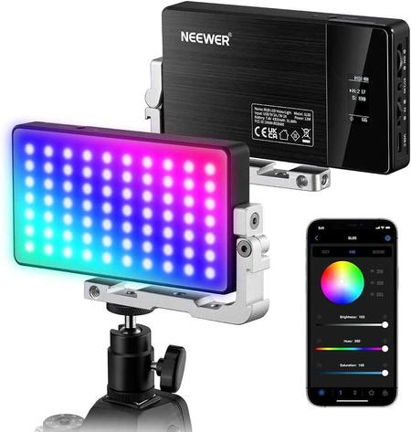 Видеосвет NEEWER RGB  SL90 pro  360° полноцветный, 18 световых сцен