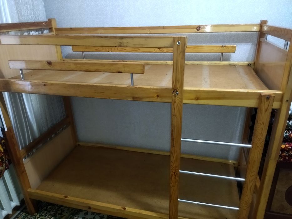 2х ярусная кровать, (2 каватли кроват)