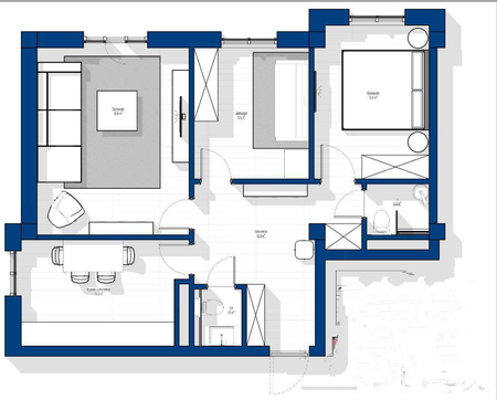 Срочно продается 3 комн. квартира 69м2 в новостройке ЖК Fazo Residence