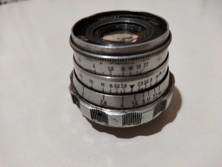 Раритетный объектив Индустар И-26м 2,8/52 фотоаппарата марки 