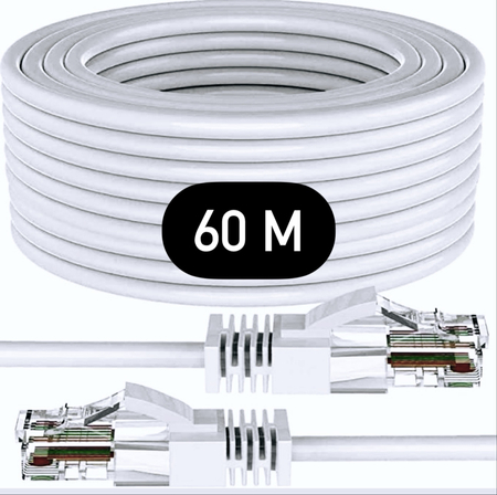 LAN интернет кабель:UTP CAT 6E  60 метр патч-корд