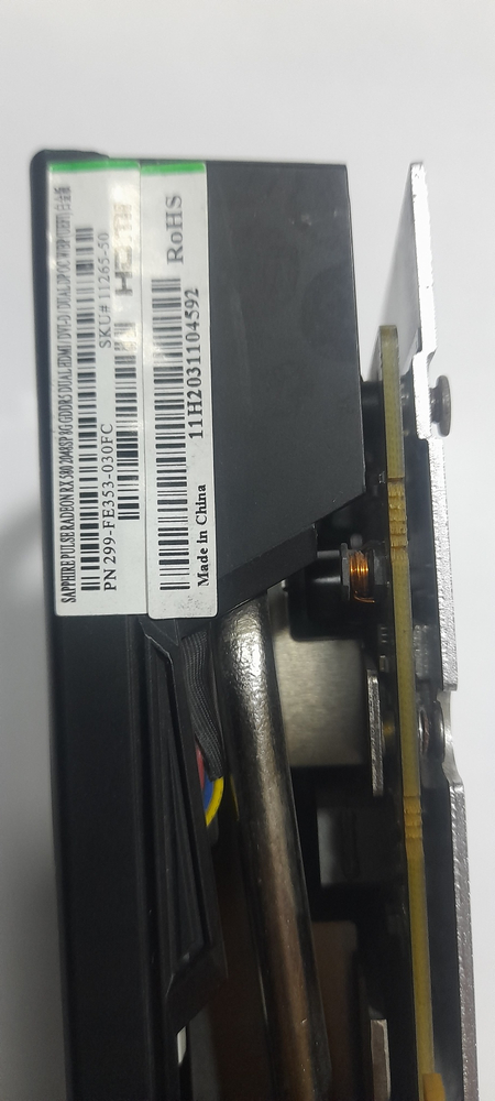 Продается видеокарта SAPPHIRE Pulse Radeon RX 580 8Gb