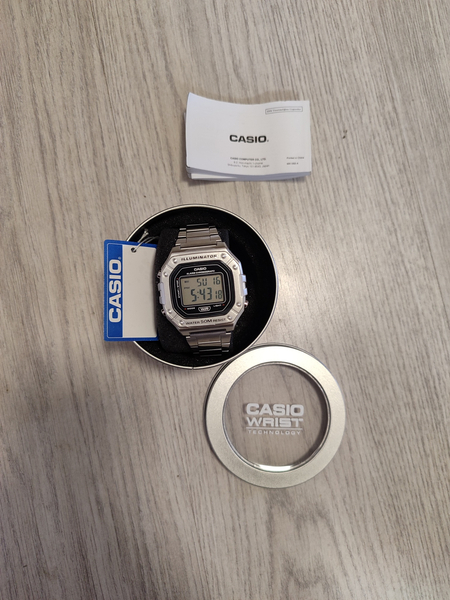 Наручные часы Casio W-218HD-1A orginal model suvda ishlidi