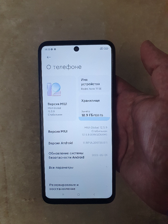 Srochna sotiladi Xiaomi Redmi Note 11 SE 5G 8/128Gb Black rang Igravoy