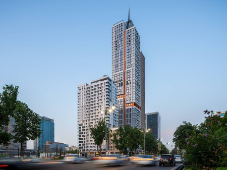 Прадается Tashkent city Nest One 2/32/52 Площадь 60 м2 Каробка