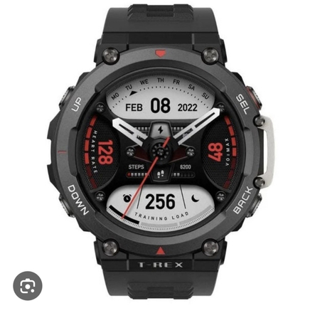 Amazfit T-rex 2 qora rangi