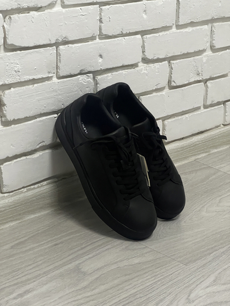 ZARA full black кеды